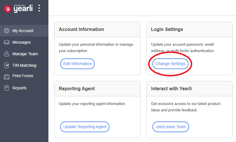 Account Management – Yearli.com